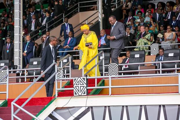Stunning photos as Uhuru, First Lady attend Kagame's inauguration in Rwanda